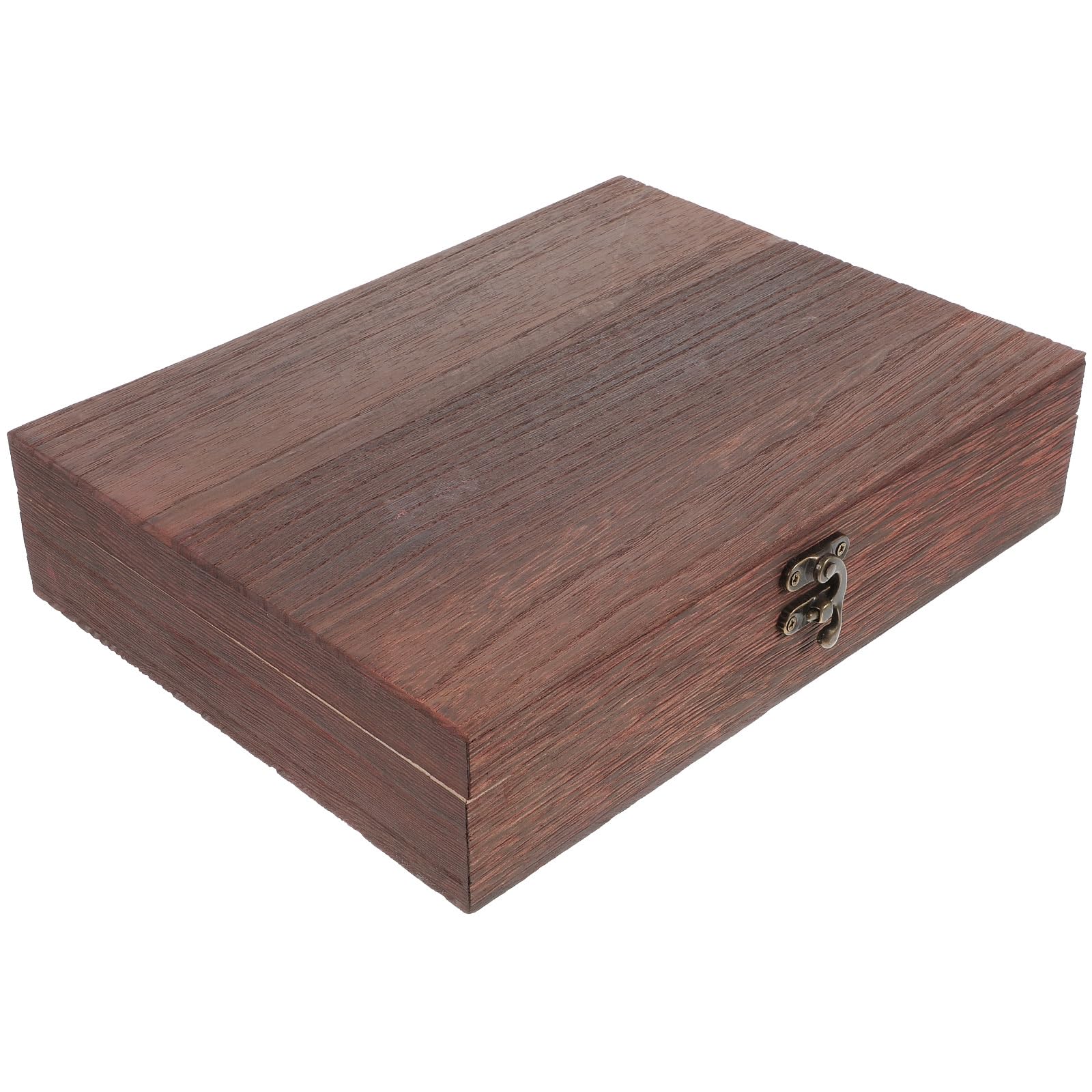 VICASKY Wooden Box With Hinged Lid, Small Wooden Storage Box Present ...