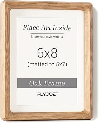 Amazon.com - 4x6 Picture Frame, USA-Sourced Natural Walnut Wood Photo ...
