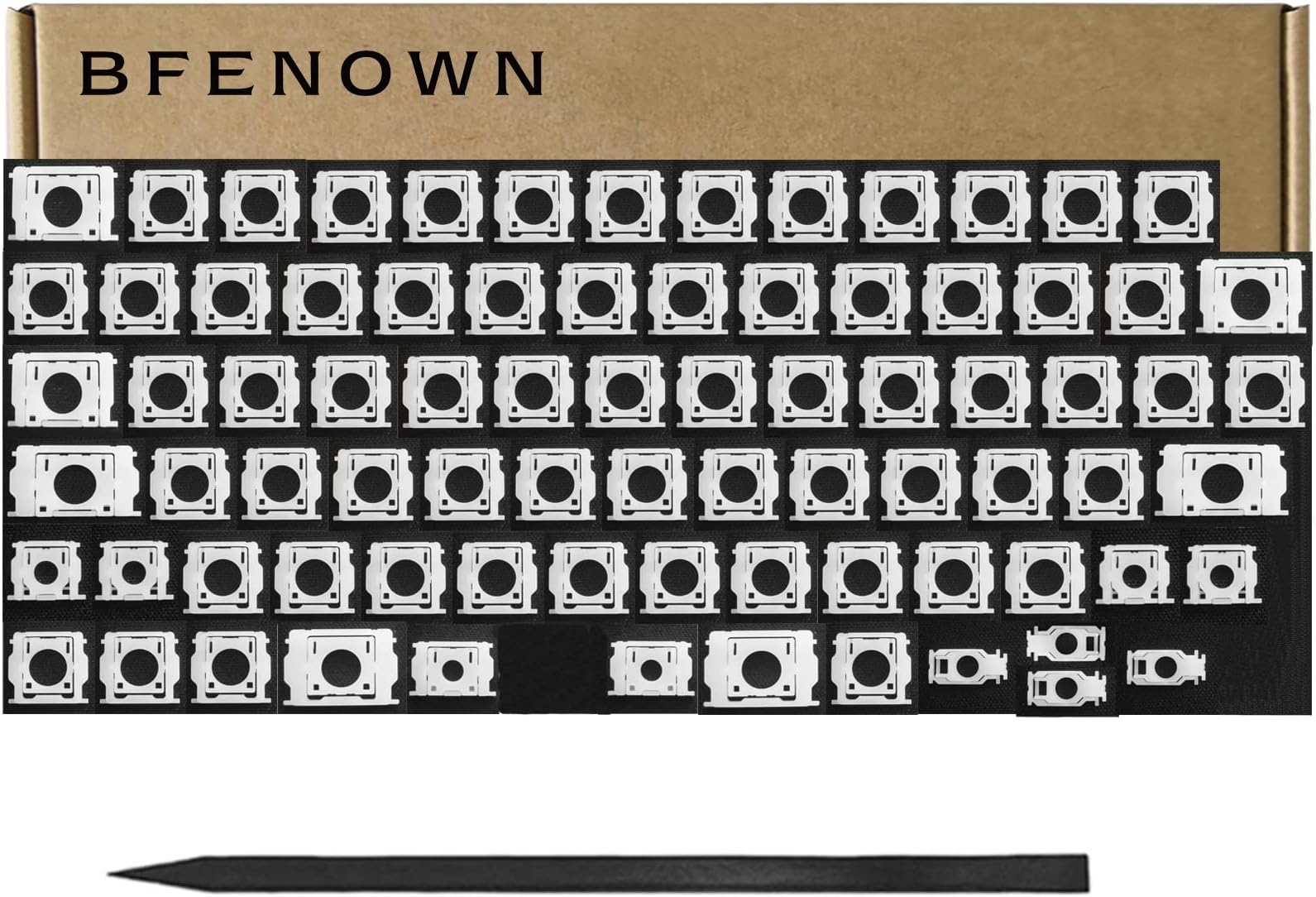 Amazon.com: ICTION New A2442 A2485 Keyboard Key Caps Keycaps US USA ...