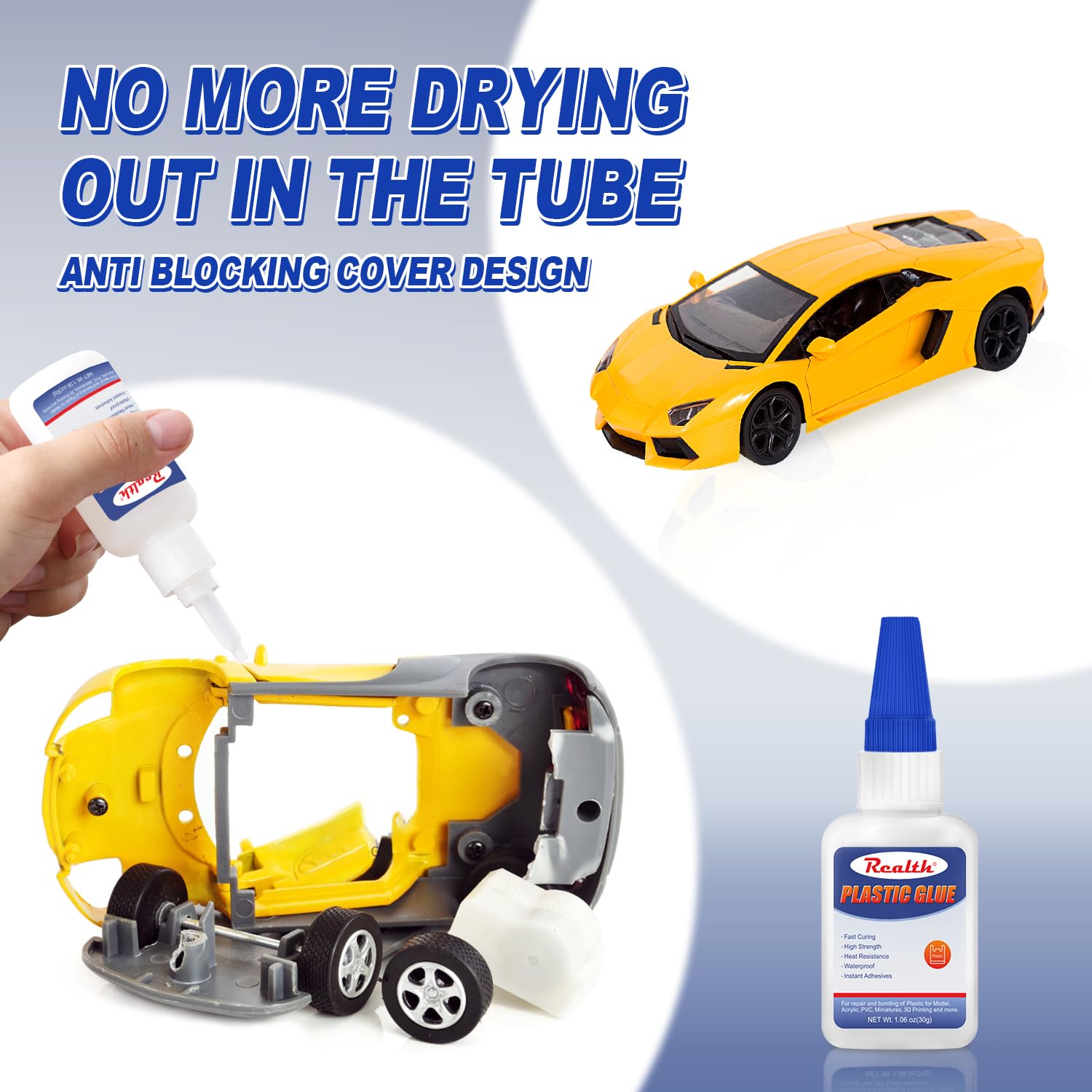 Snapklik.com : Plastic Model Glue 60g, Strong Clear Glue For Plastic ...
