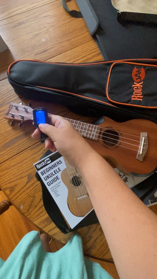 Watch Awesome beginner ukulele with tuner and case! on Amazon Live