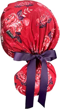 CALOMED Scrub Cap for Women and Men, Ponytail Scrub Caps, Working Hat ...