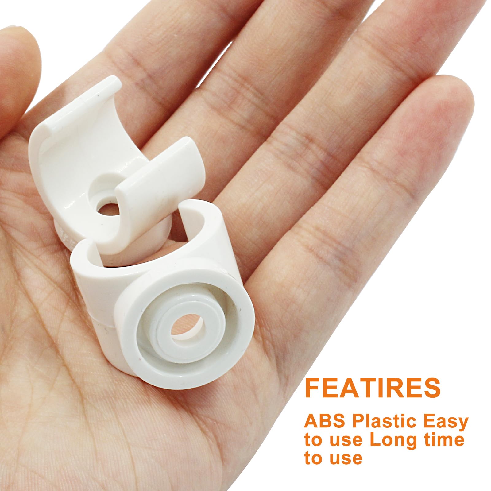 Snapklik.com : 3/4 Inch PEX Pipe Clamps 100 Pcs, 20mm PVC Pipe Holder ...