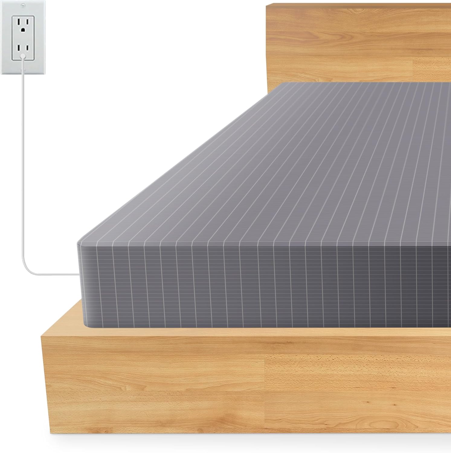 Amazon.com: Ground Sense Grounding Fitted Sheet With Cord, Full Size ...