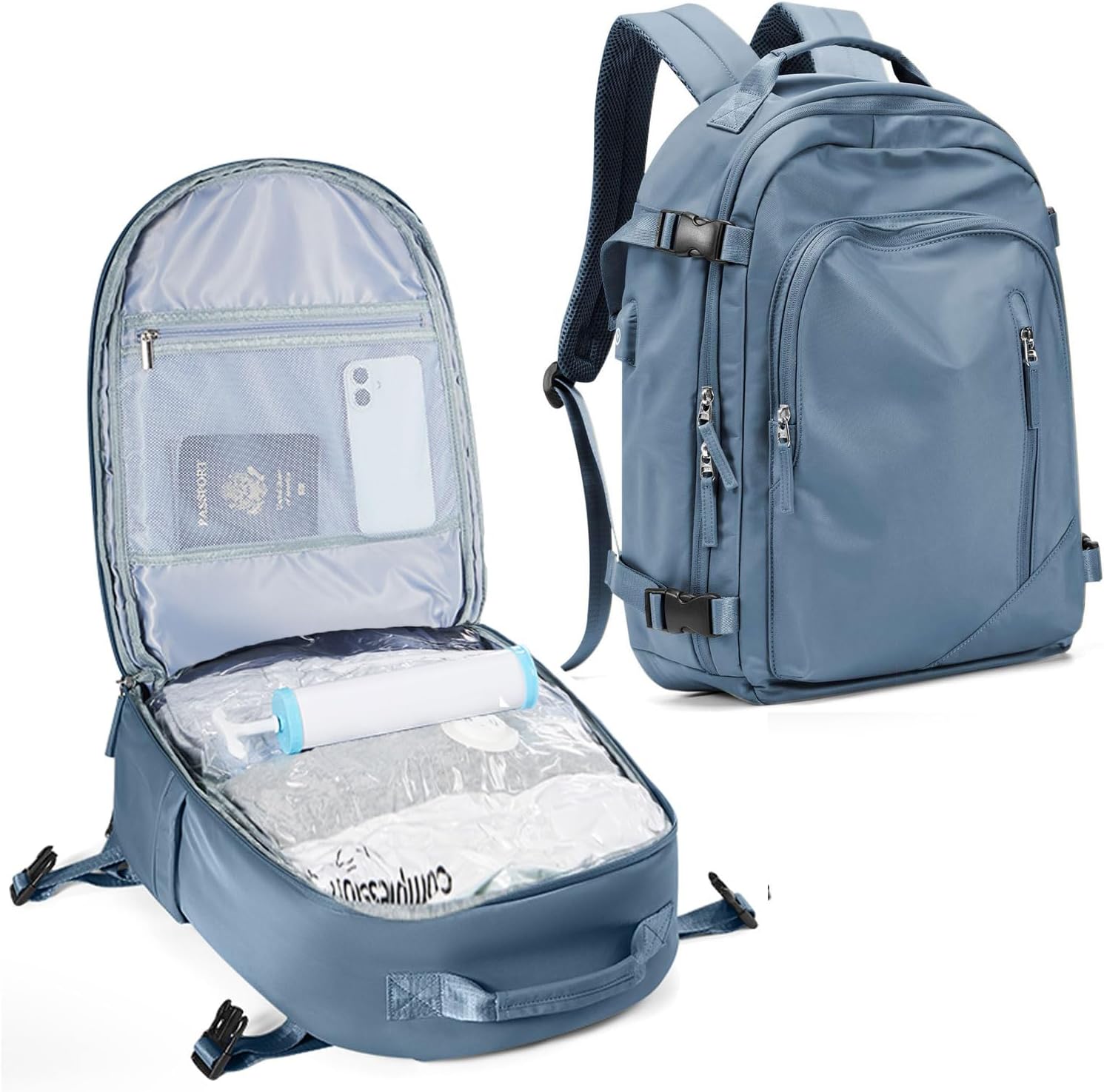 Amazon.com | Vacuum Backpack for Travel, Waterproof Separate Seal ...