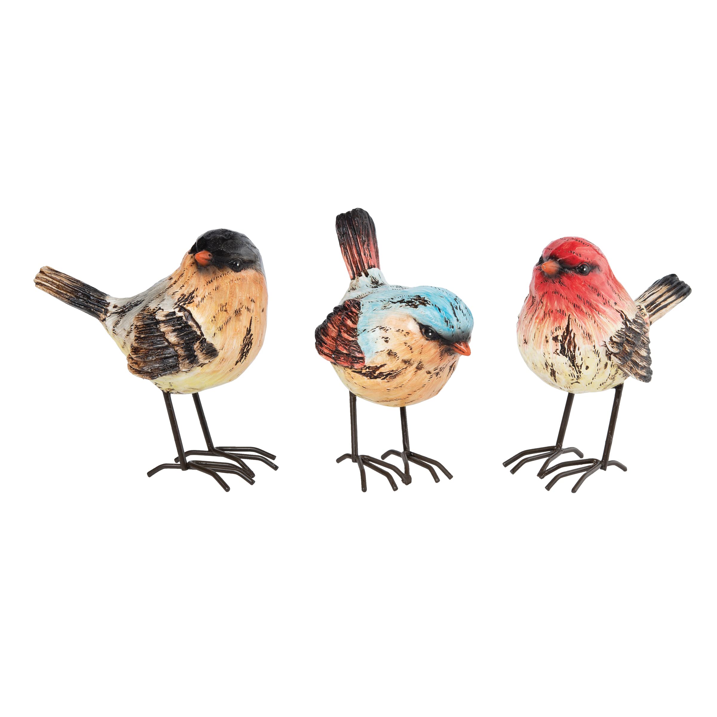 Amazon.com: GALLERIE II Standing Colorful Birds Figurine, Assortment of ...