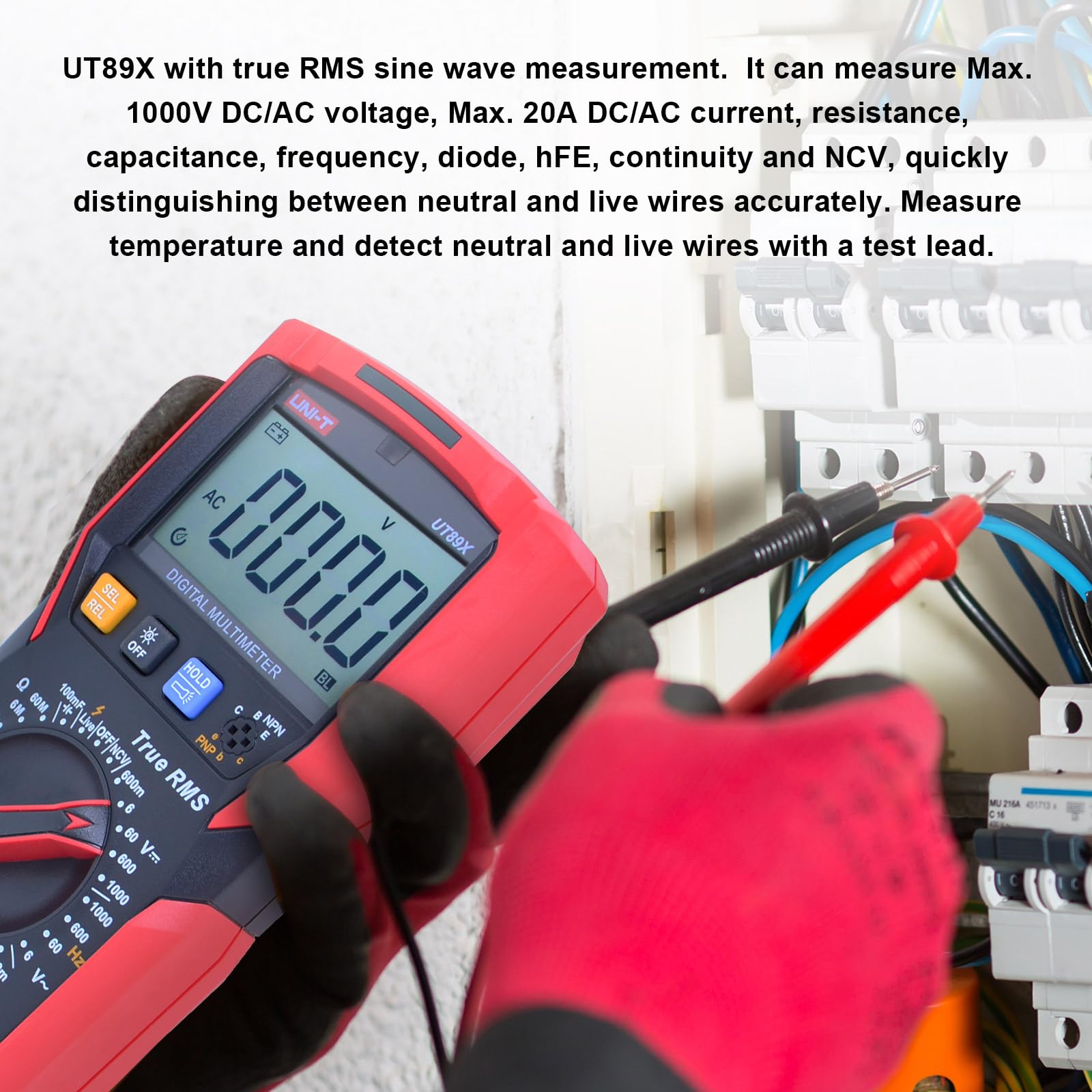 Snapklik.com : UT89X Digital Multimeter, TRMS 6000 Counts Volt Meter ...