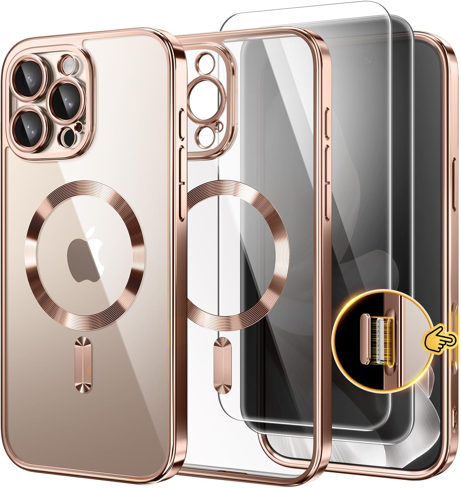 Amazon.com: Symcele Designed for iPhone 16 Pro Max Case, Compatible ...