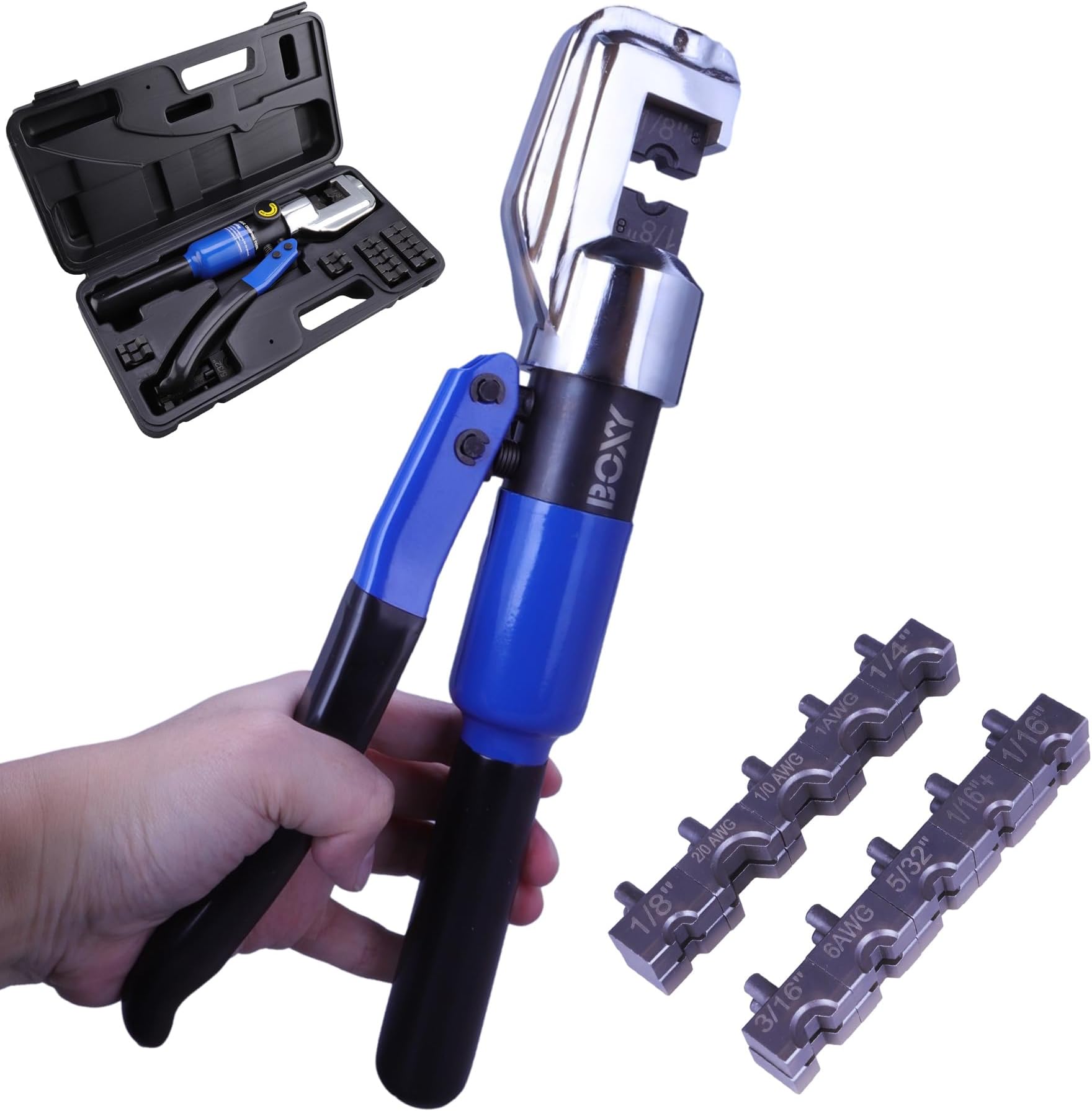 BOXY Hydraulic Hand Crimper Tool for Stainless Steel Cable Railing ...