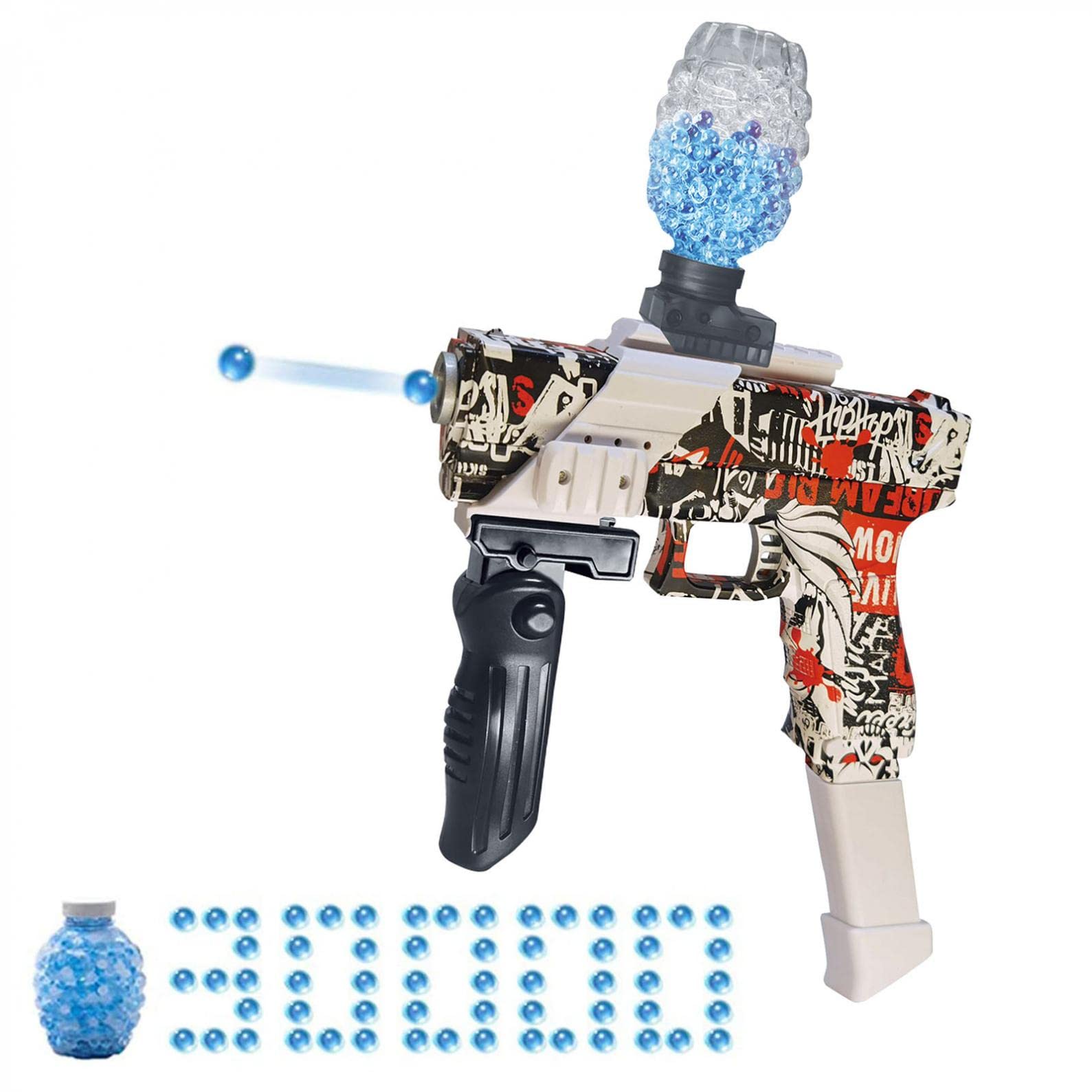 Electric Gel Ball Gel Splatter Ball With Water Beads Goggles ...