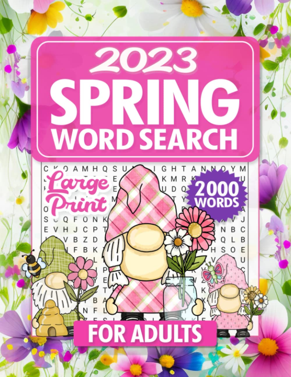 2023 Large Print Word Search Puzzle Book for Adults, Teens, and Seniors ...