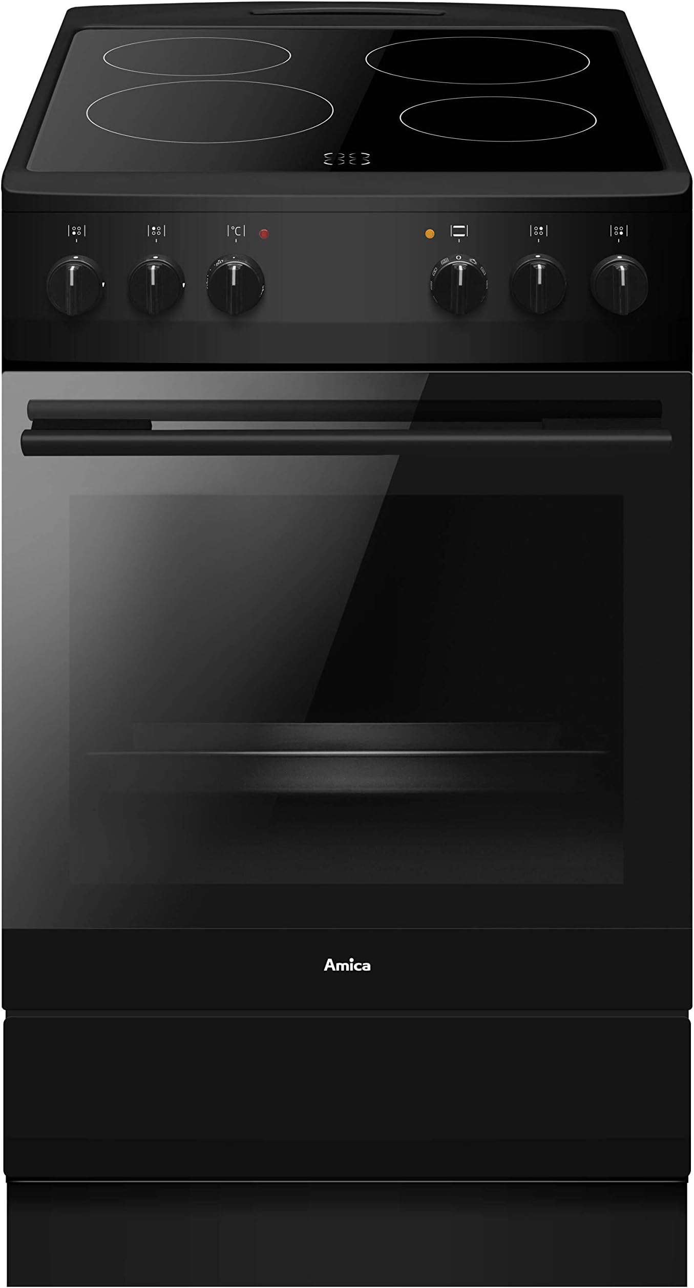 Beko FSM57100GW b100 Elektro-Herd mit Glaskeramik-Kochfeld, Freistehend ...