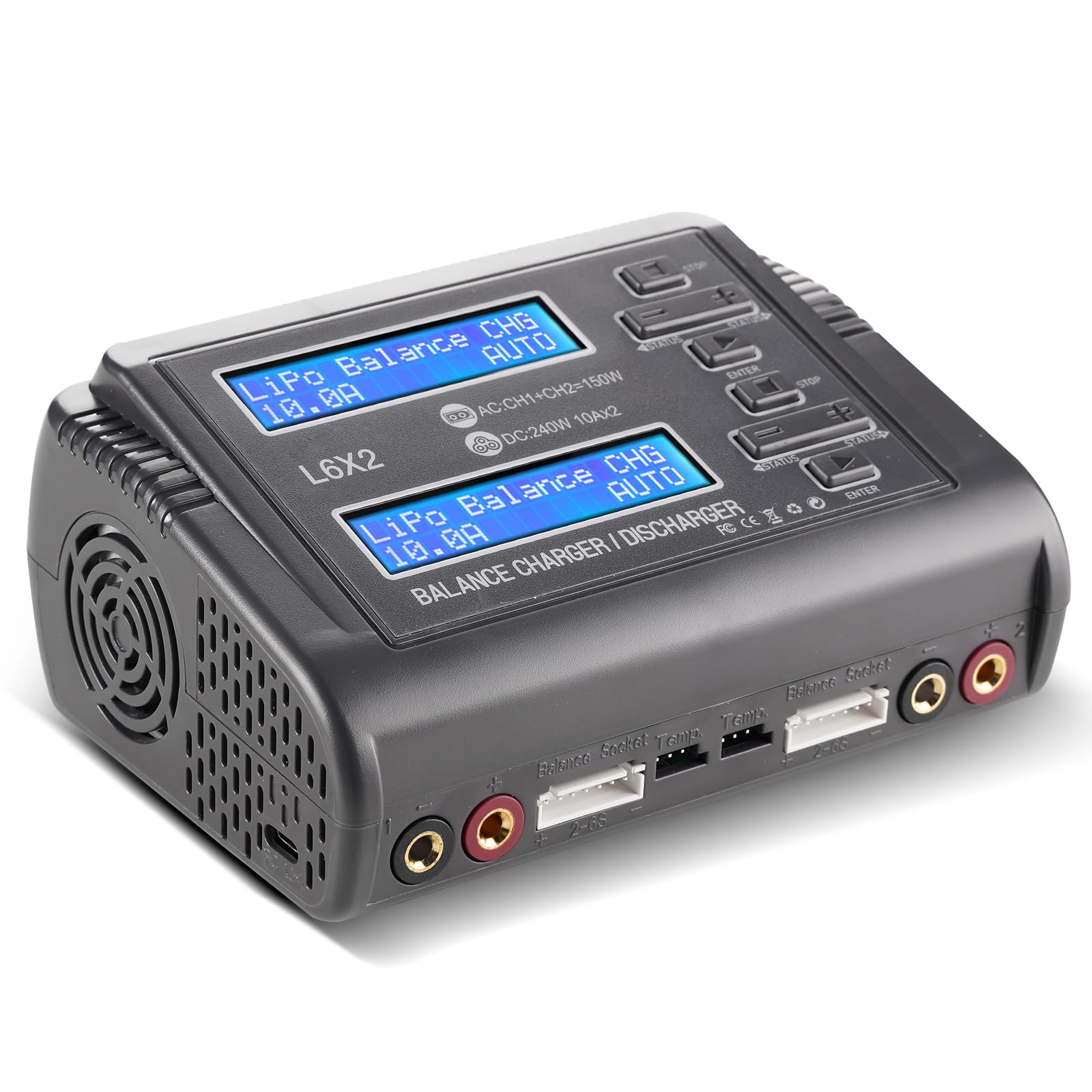 Snapklik.com : HTRC LiPo Battery Charger Dual RC Balance Fast Charger ...