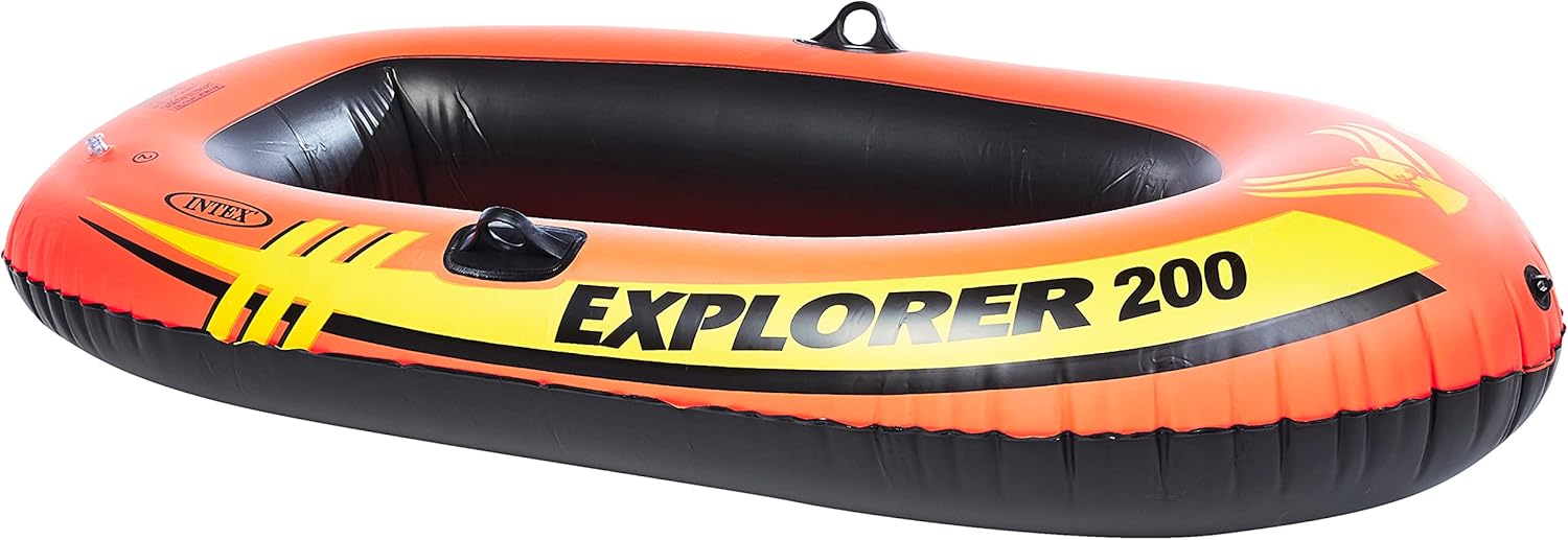 Intex Explorer 200, 2-Person Inflatable Boat, Orange, 58330Ep, 73"X37 ...