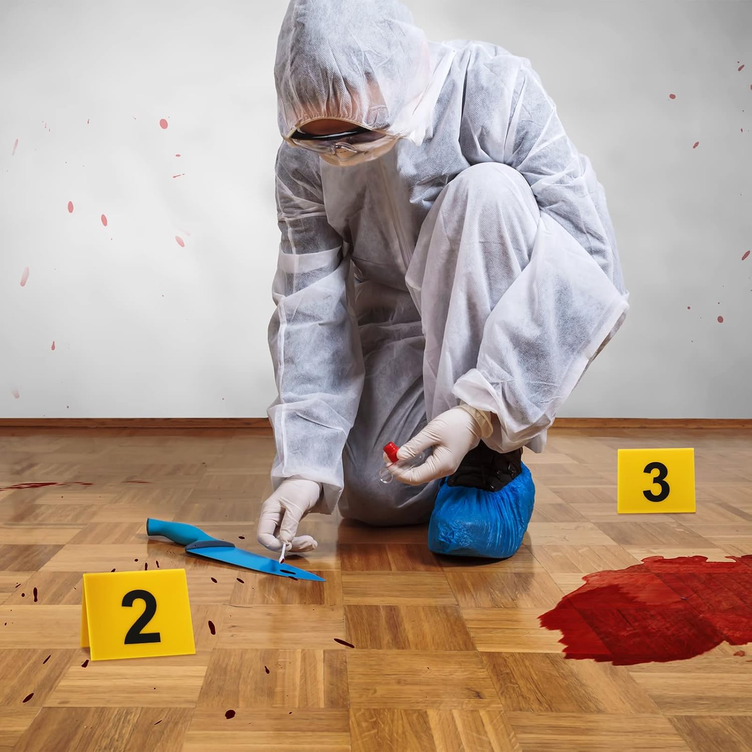 30 Pack Evidence Markers for Crime Scene Investigation and Murder ...