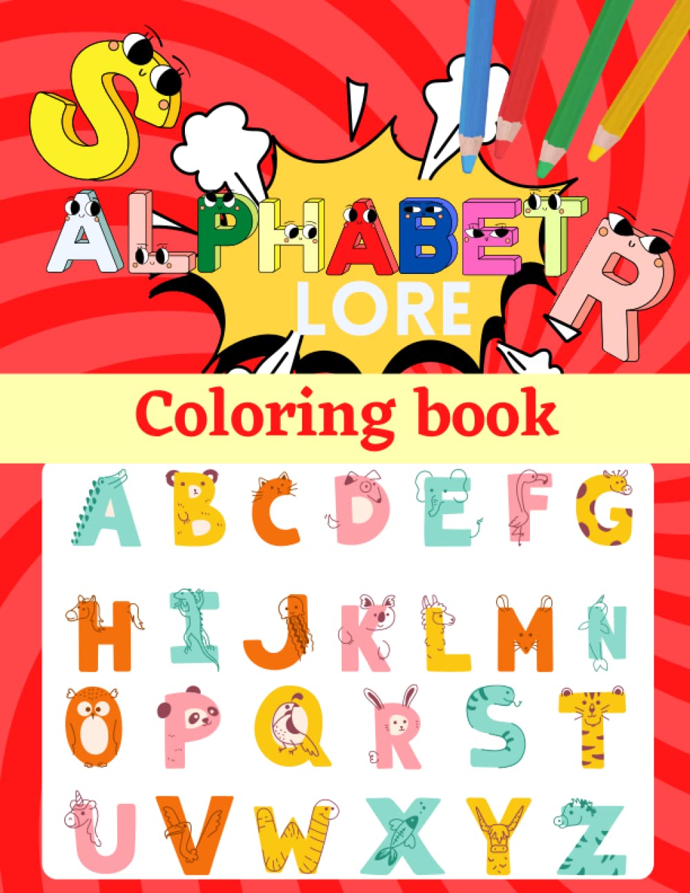 Buy Alphabet Lore Coloring Book: Alphabet Lore Coloring Pages for Boys ...