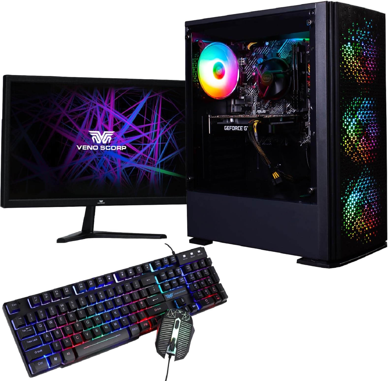 Veno Scorp GAMING PC BUNDLE Intel Core i7 2600 16GB Ram 256GB SSD + 1TB ...