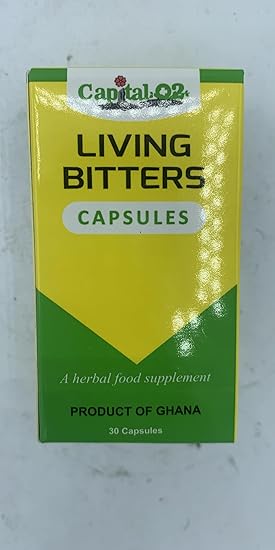 Amazon.com: Capital O2 Living Bitters Capsules Made in Ghana (30 ...