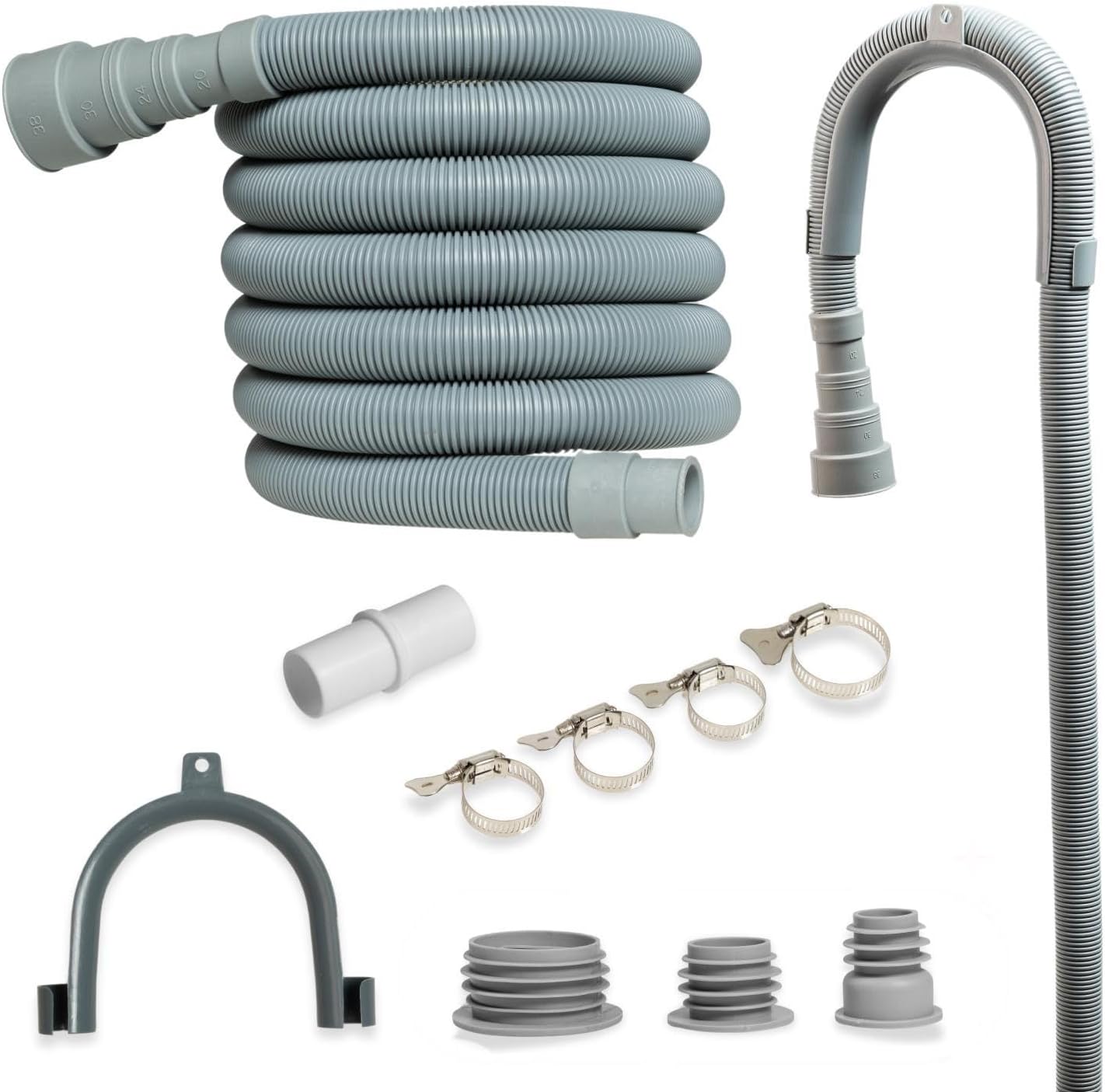 Amazon.com: 10FT Washing Machine Drain Hose - Flexible Dishwasher Hose ...