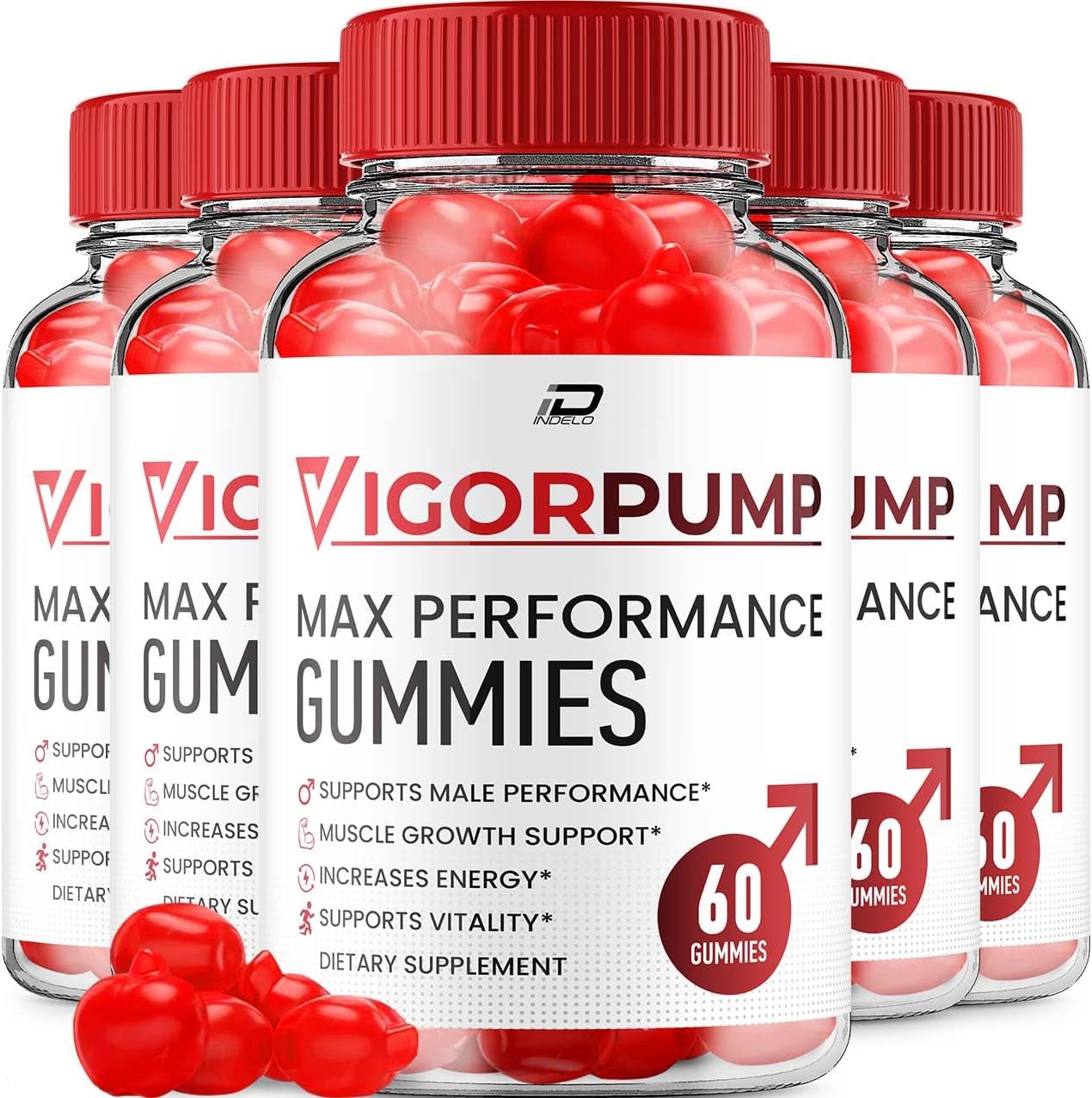 Amazon.com: Indelo Vigor Pump Gummies for Men – VigorPump Male Gummies ...