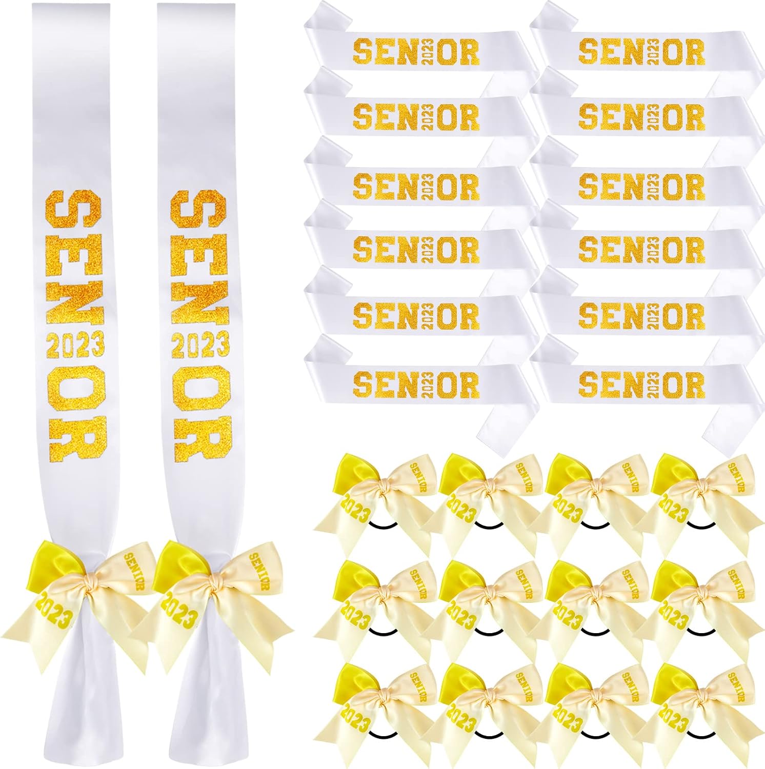 Amazon.com: 24 Senior Sash 2023 Satin Graduation Sash Class of 2023 ...