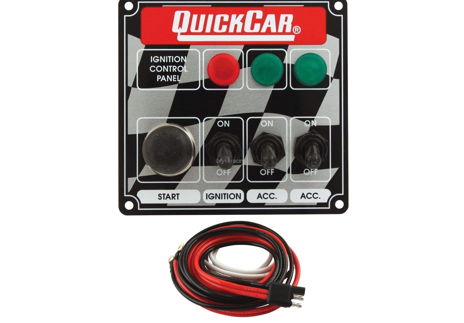 Amazon.com: Ignition Control Panel 3 Accessory Switches with Lights ...