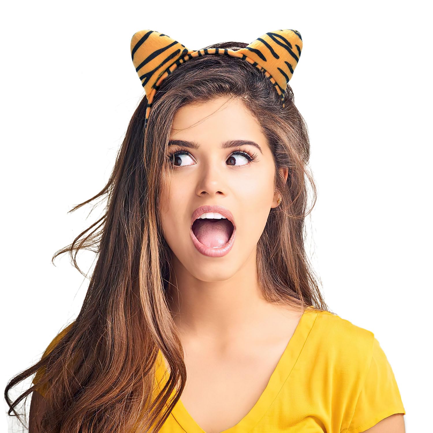 Amazon.com: Liatunou Tiger Headband,Tiger Costume Headwear Cute Tiger ...