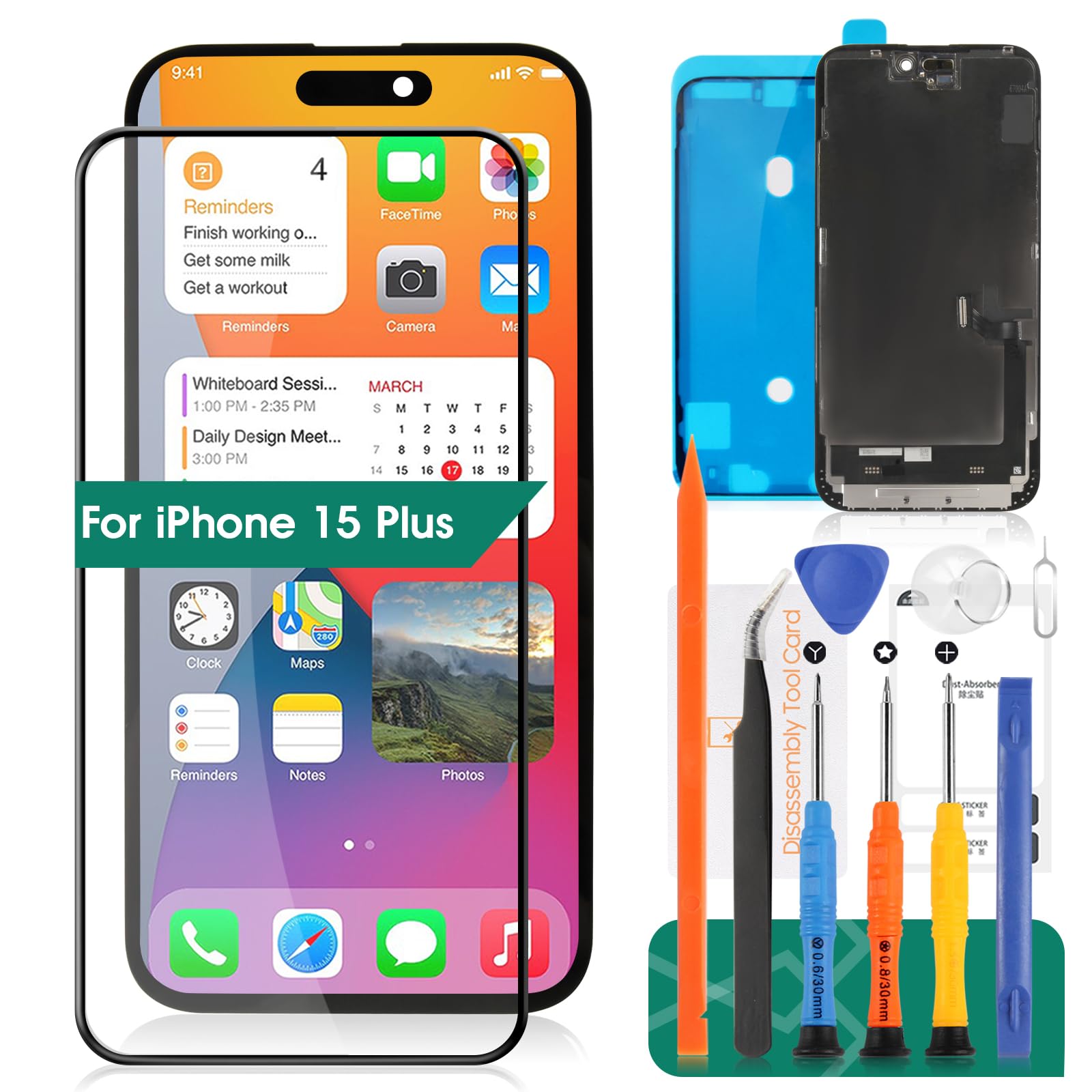 Amazon.com: TFT For iPhone 15 Plus Screen Replacement for iPhone 15 ...