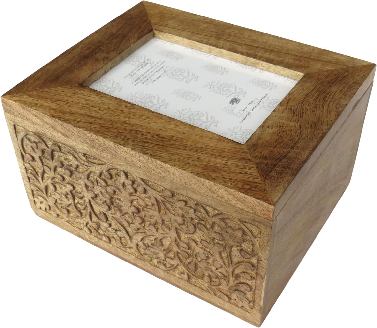 Raised Words Large Wooden Memory Keepsake Box : Amazon.co.uk: Home ...