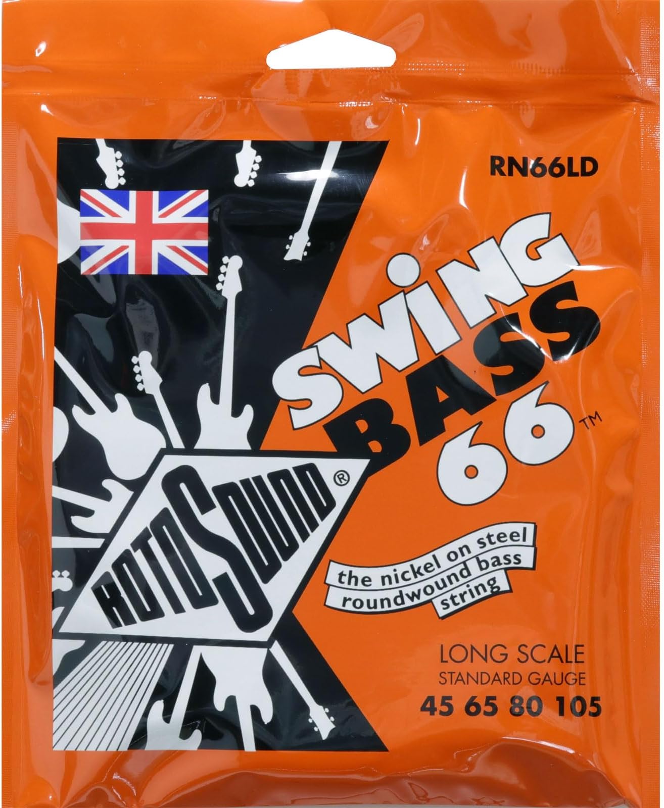 Amazon.com: Genuine Rickenbacker Roundwound Bass String 95511 .045-.105 ...