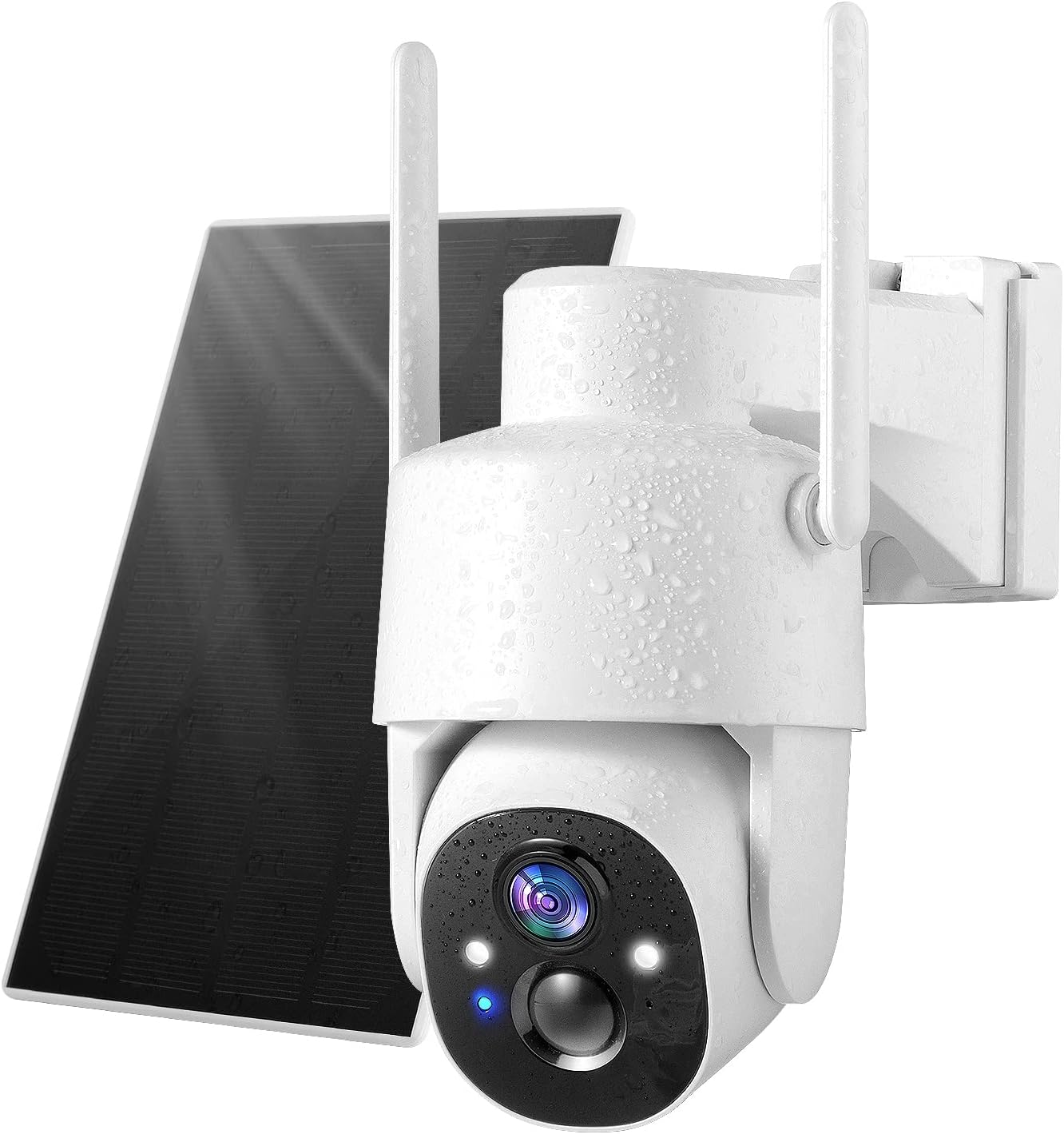 Amazon.com : GMK Solar Security Cameras Wireless Outdoor, 2K Pan Tilt ...
