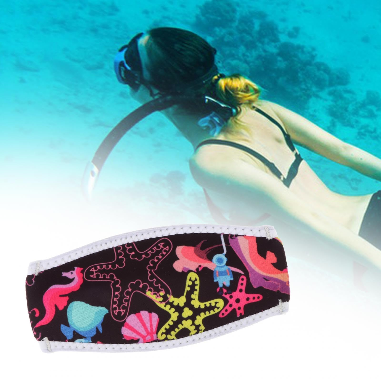Scuba Mask Strap Cover Neoprene Diving Mask Strap Wrapper For