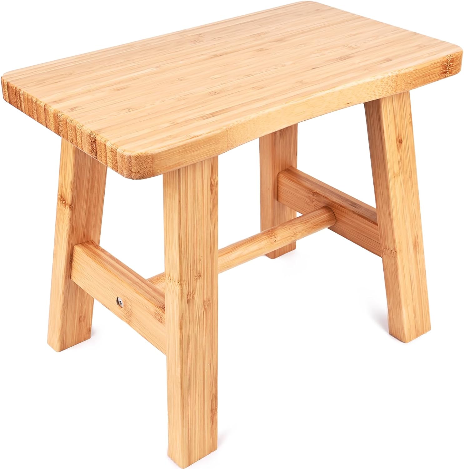 Amazon.com: Small Wooden Stool, 10 Inch Wooden Step Stool for Adults ...