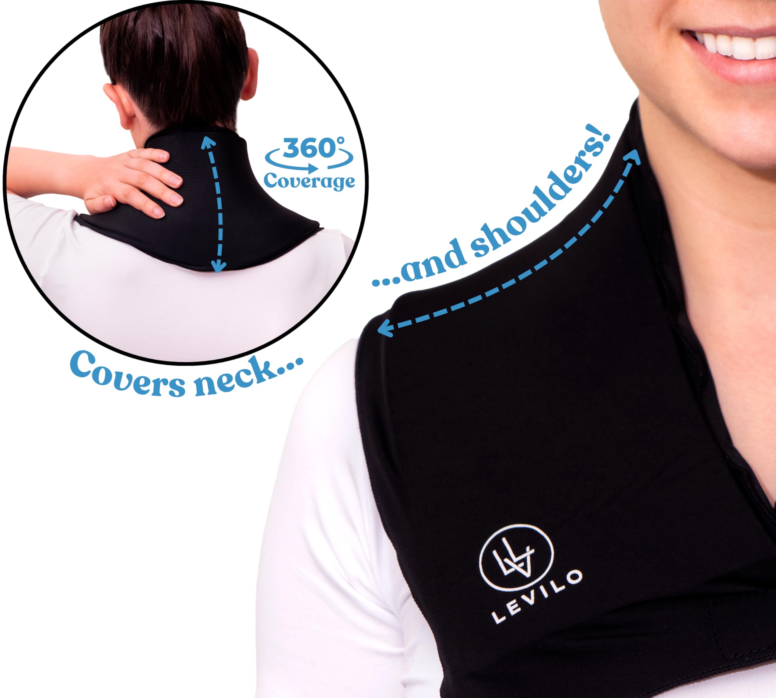 Snapklik.com : Ice Pack For Neck For Hot & Cold Therapy, Reusable Neck ...
