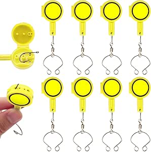 Amazon.com : AMYFAY Fishing Knot Tying Tool 8PCS Fish Hooks Line Cutter ...