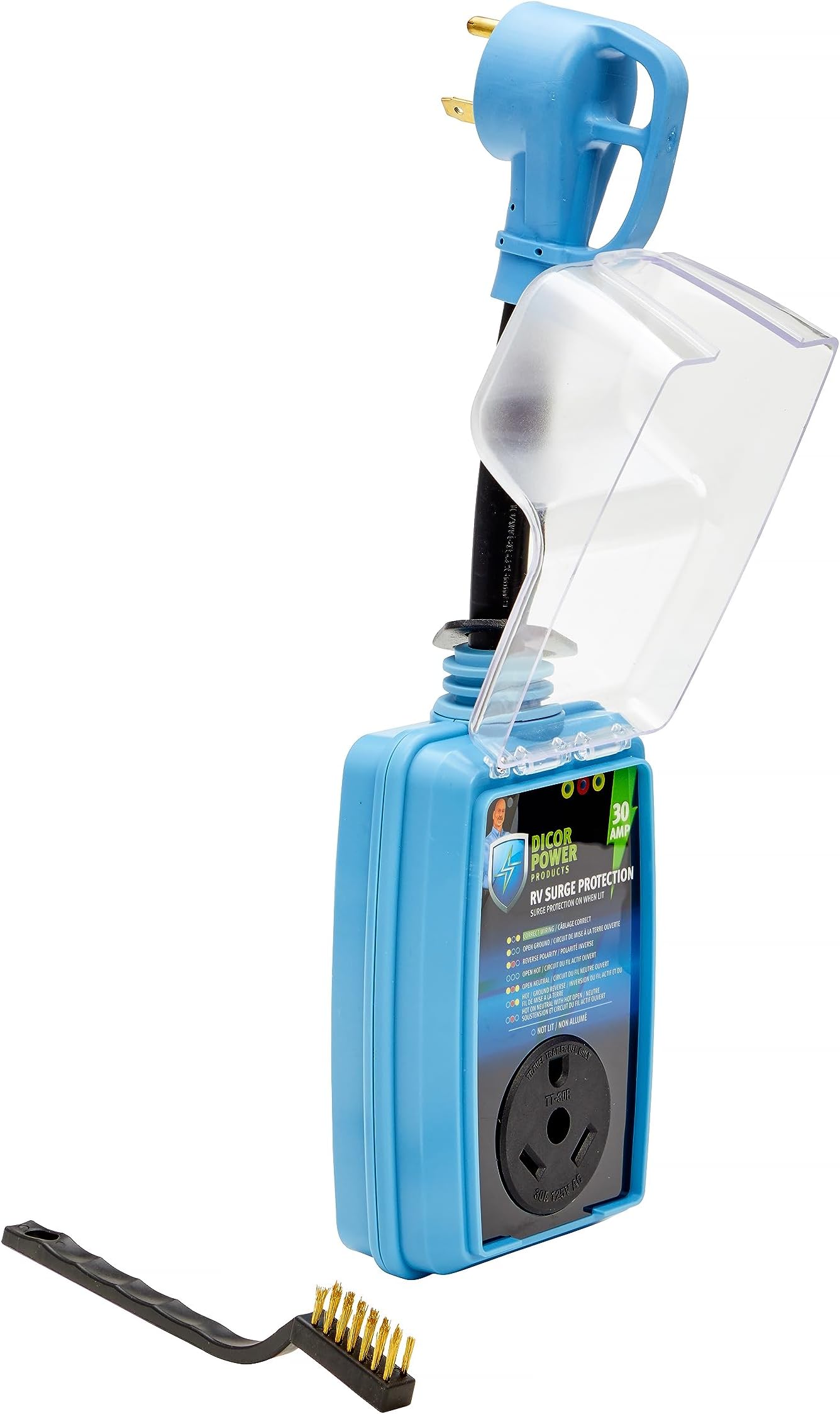 Amazon.com: Dicor DP-SP30A-P 30 Amp Pigtail RV Surge Protector ...