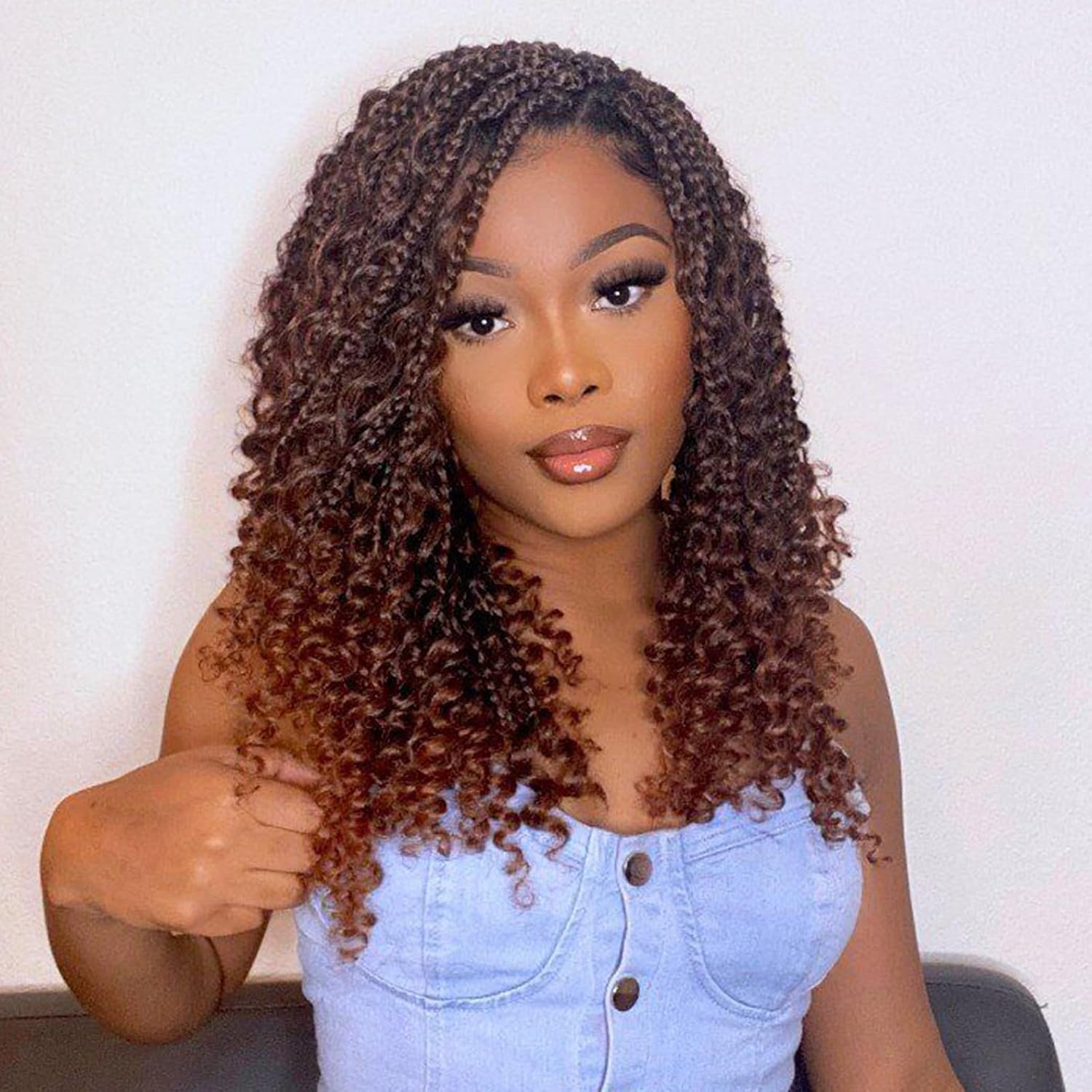 Amazon.com : Goddess Box Braids Crochet Hair Crochet Box Braids 12 Inch ...