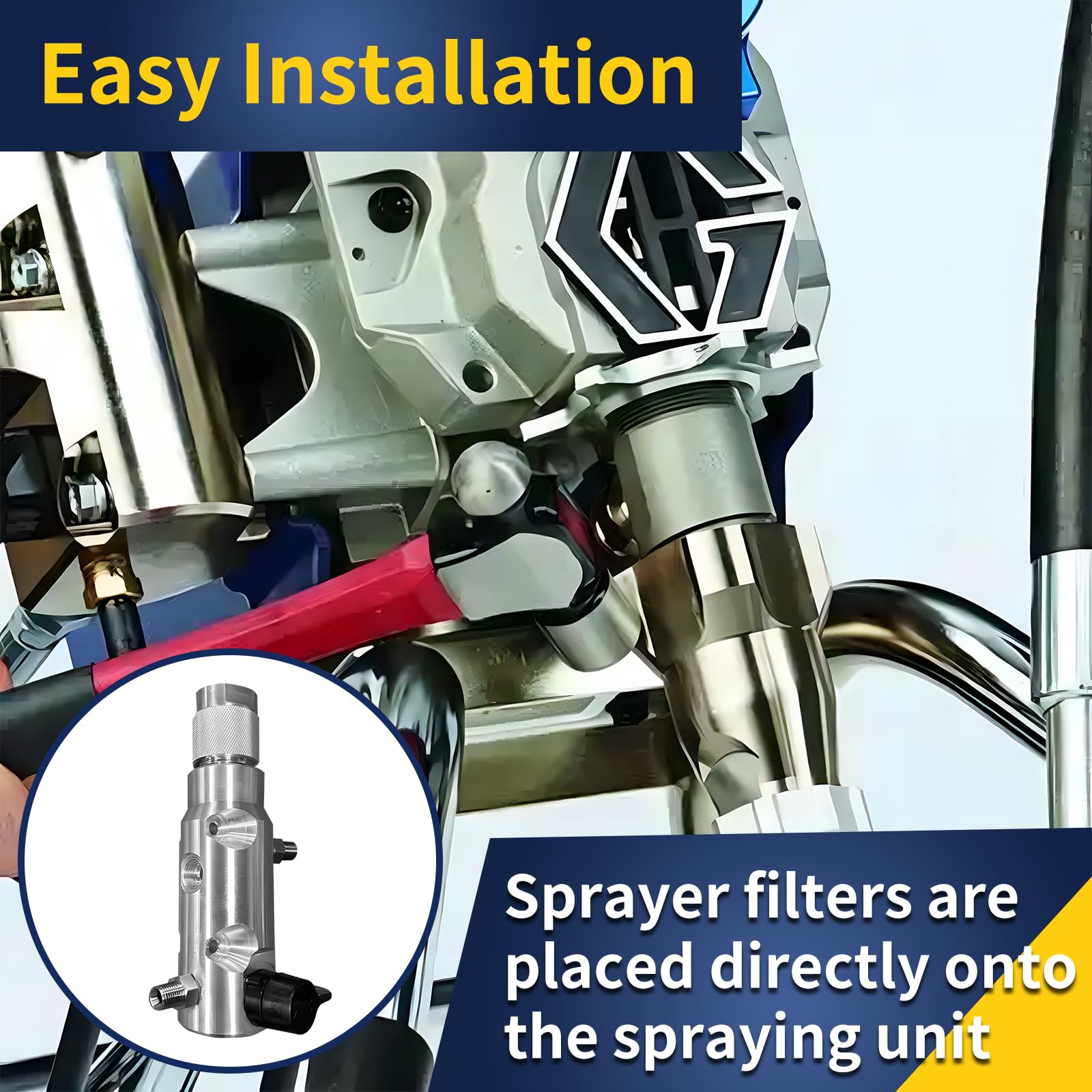 15G455 Replacement Part Fluid Manifold Filter Assembly For Graco Ultra ...