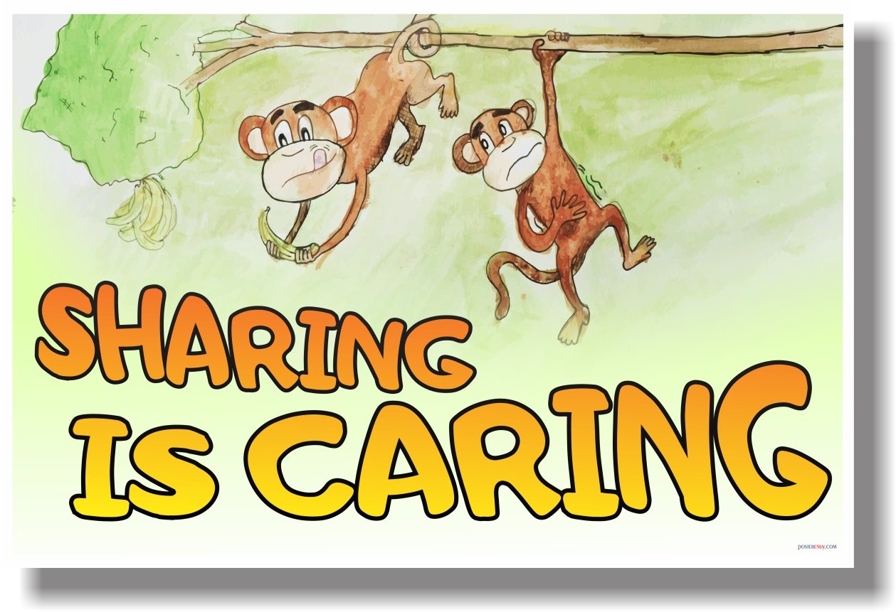 Sharing Is Caring Clipart