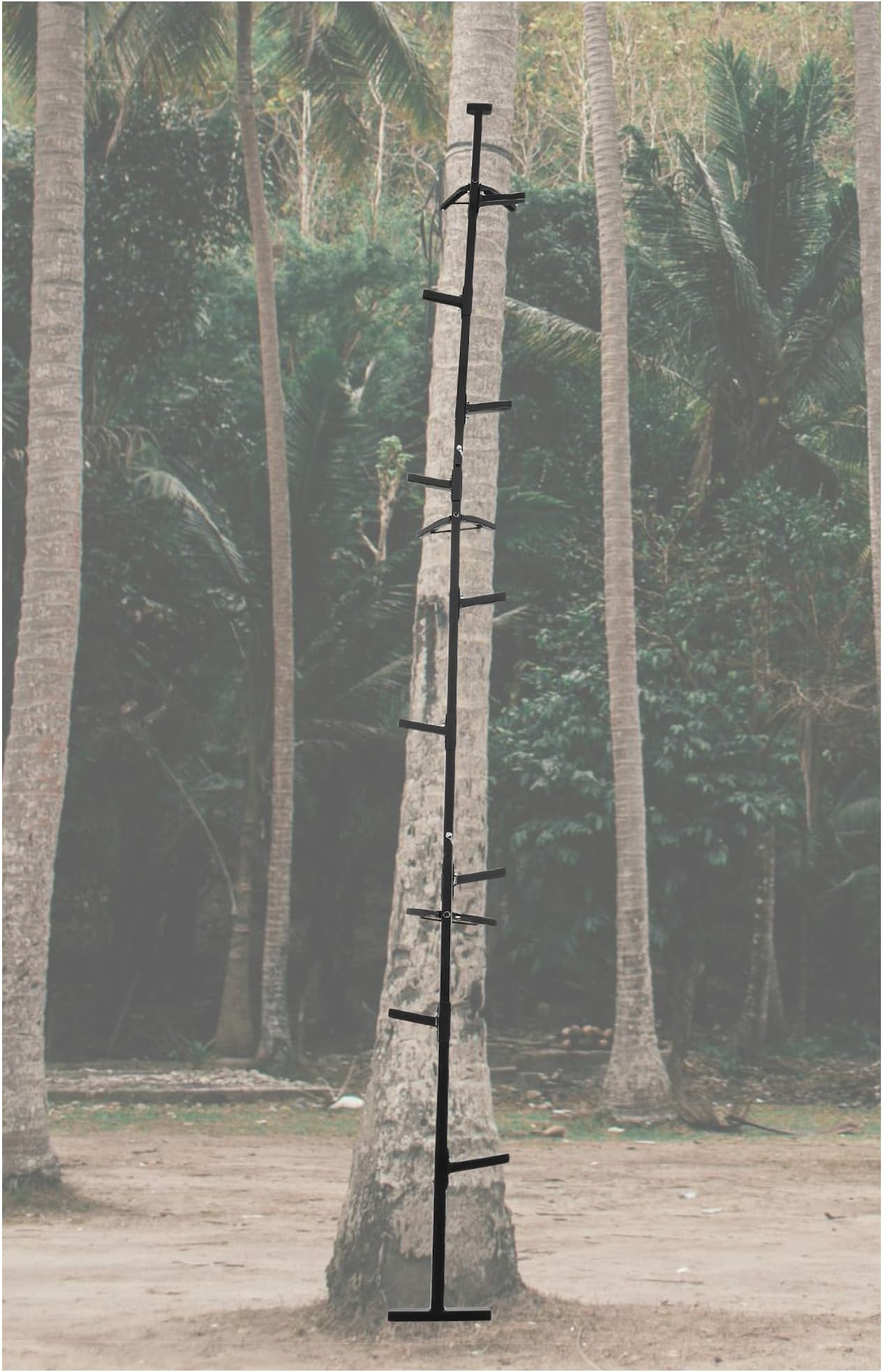 Amazon.com: KUAFU 20 ft Double Step Tree Ladder Outdoors Slip Resistant ...