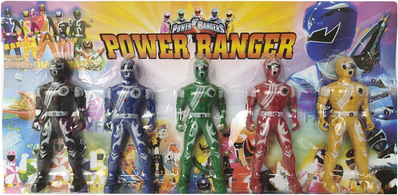 Buy PRIMEFAIR Power Rangers Toy Set Super Hero Avenger Kids Toy Set of ...