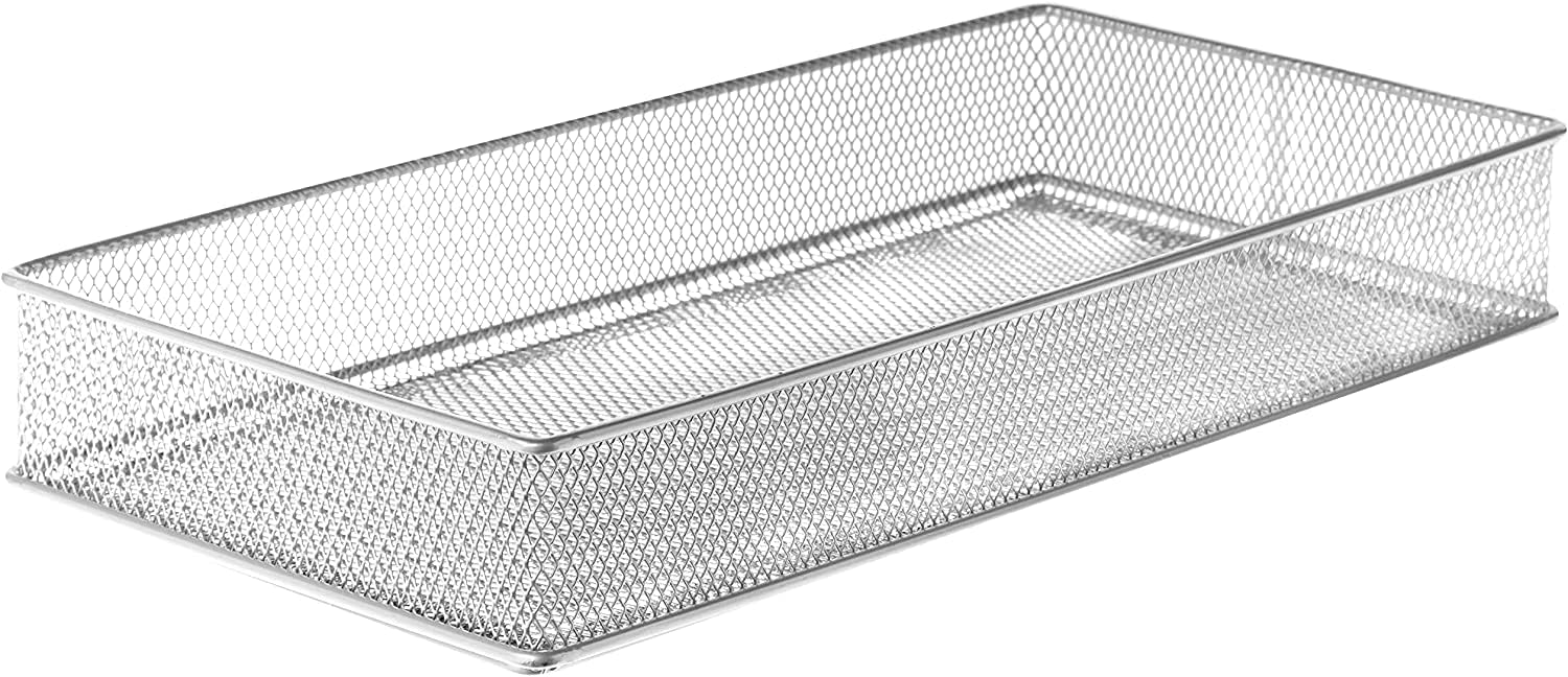 Amazon.com: Mesh Drawer Organizers Silver 6 x 12 : Home & Kitchen