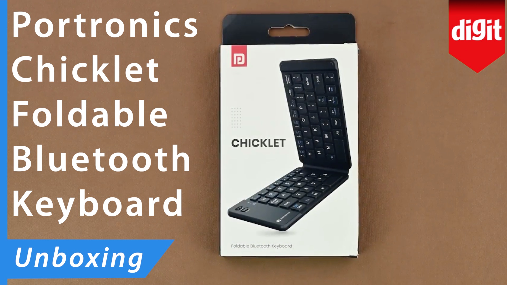 Watch Portronics Chicklet Foldable Bluetooth Keyboard Unboxing on ...