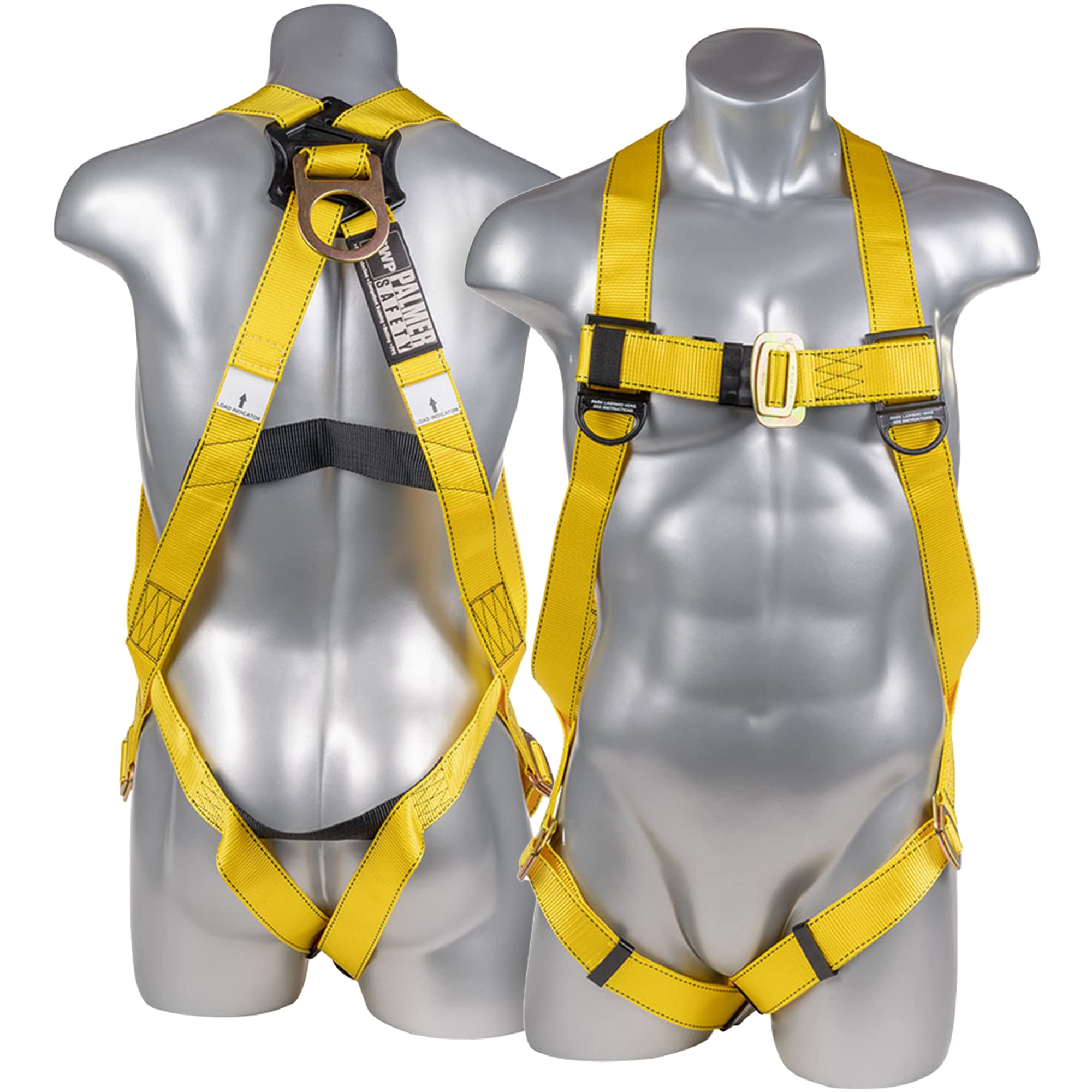 Buy Palmer Safety Full Body Harness 3pt Adjustment, Dorsal D-Ring, Fall ...