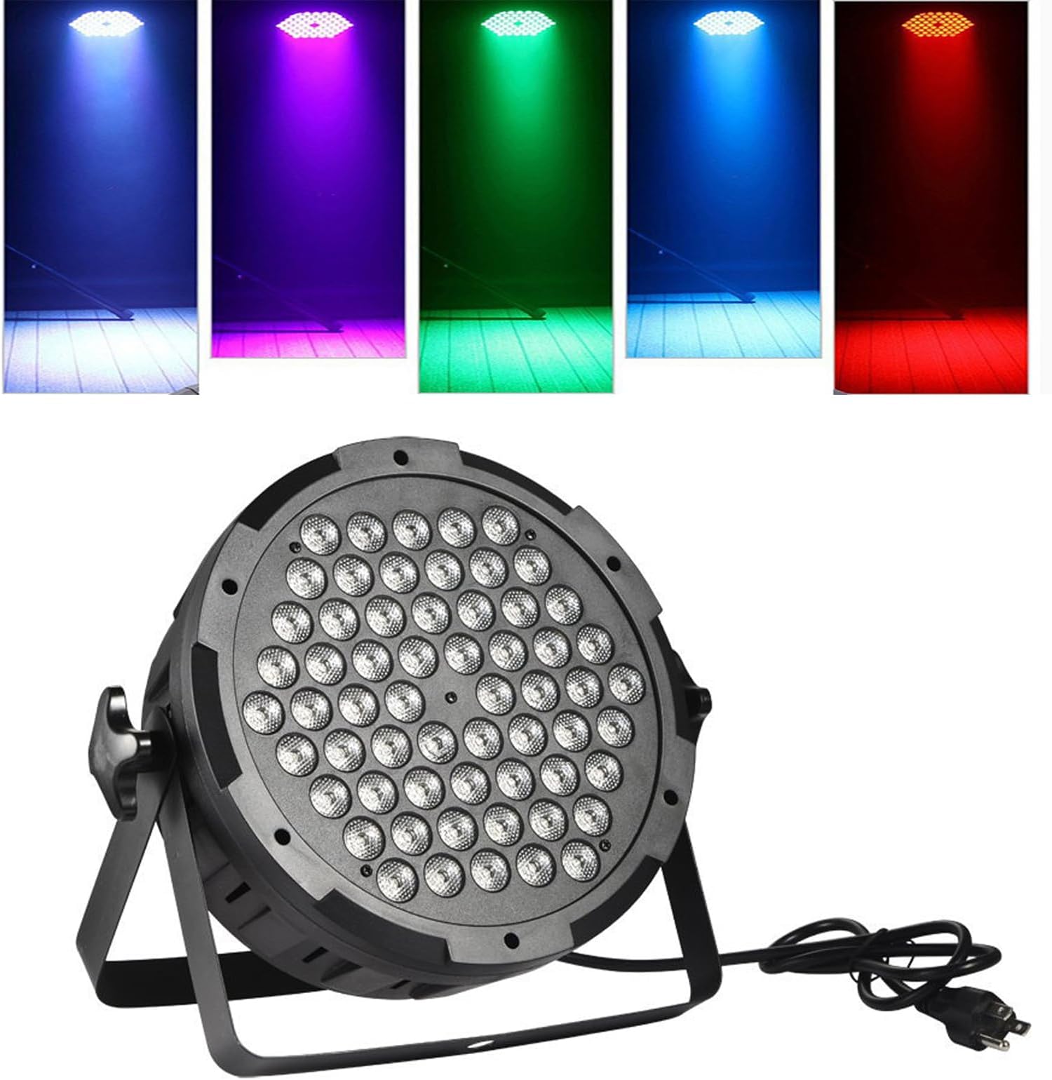 100W Luces para Fiesta, 60 LED RGB Luces DJ para Lluminación de ...