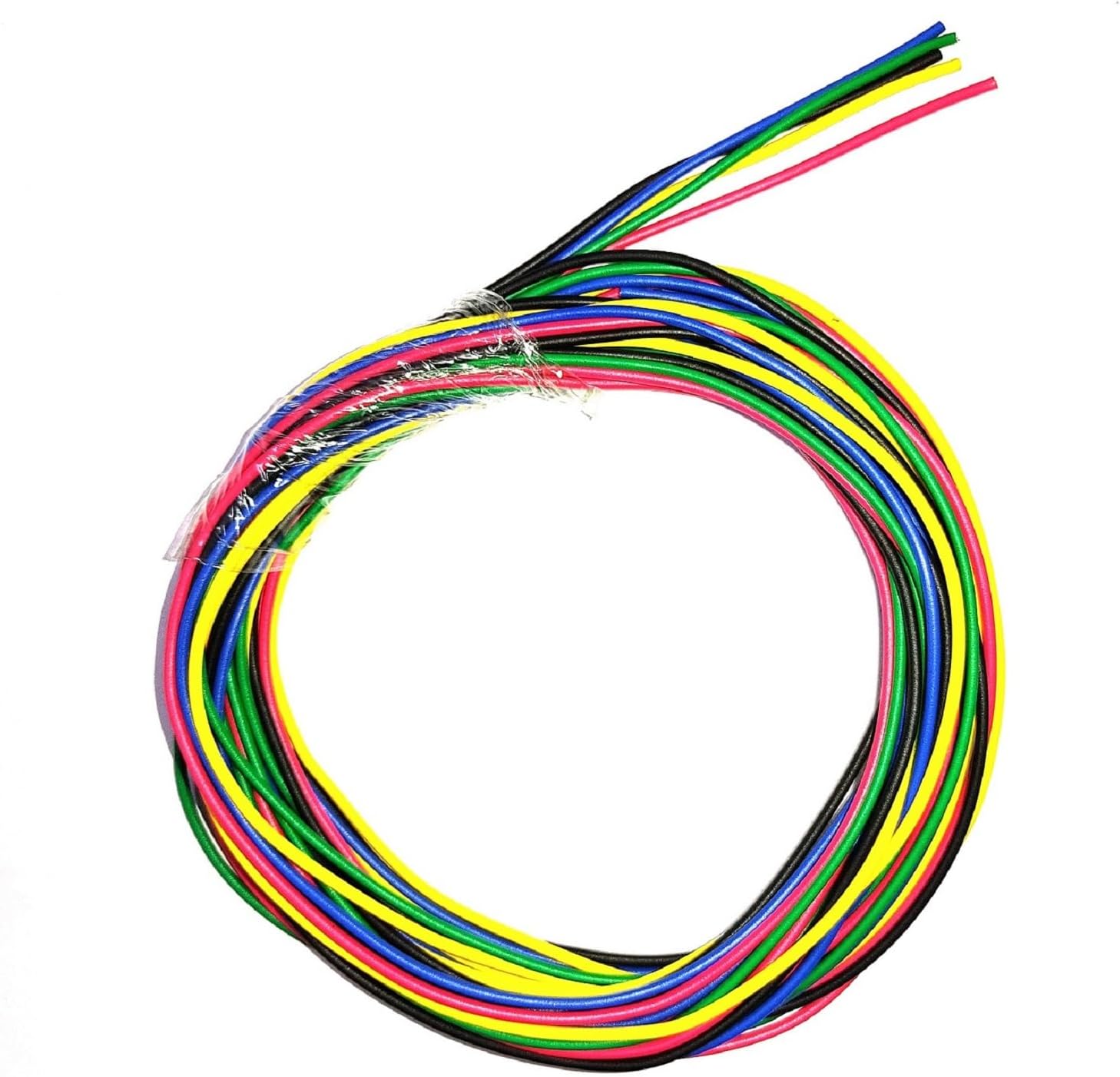 Steko (20 Meters) Combo Of 5 Color Multi Strand Hookup Wire 14/36 DC ...