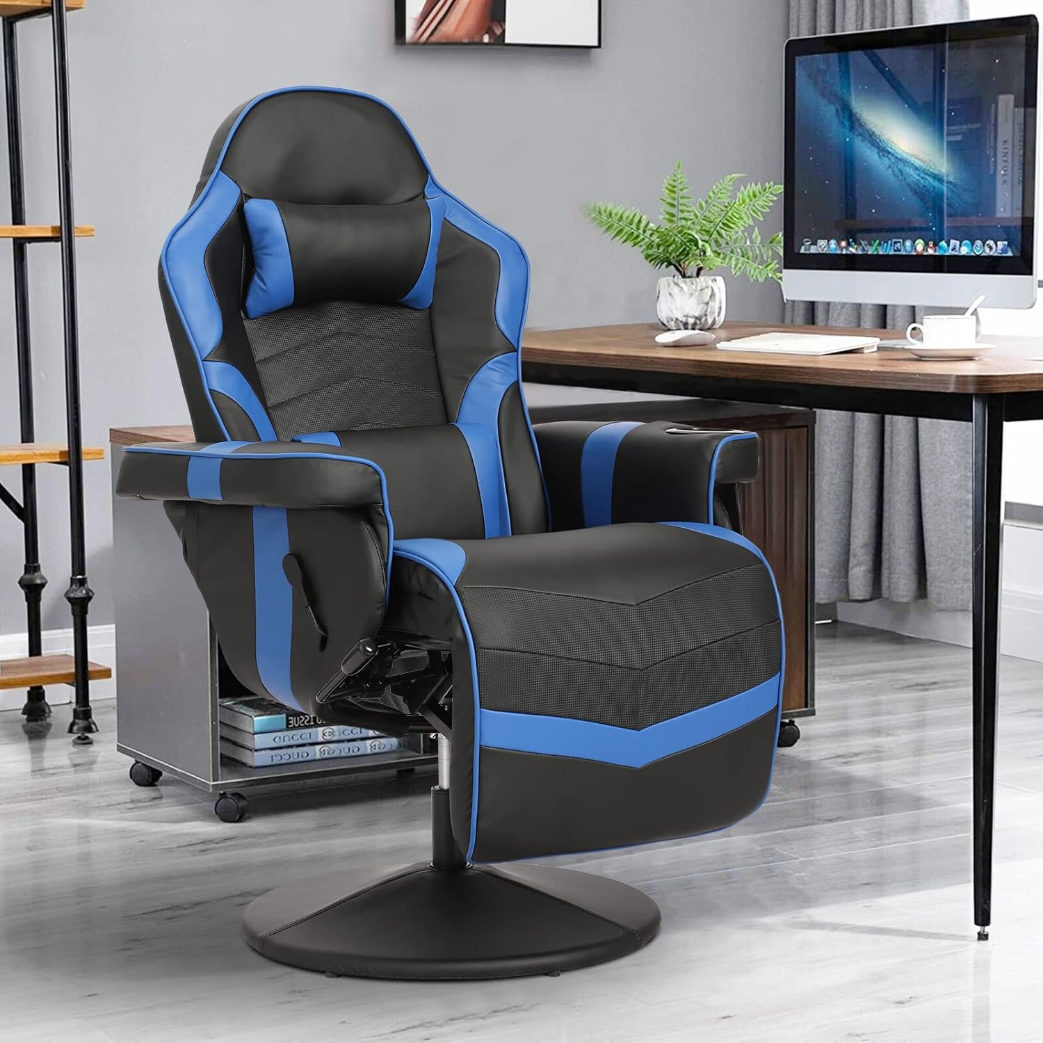 Amazon.com: LVUYOYO Reclining Gaming Chair, Massage Gaming Chairs for ...