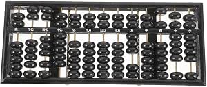 ibasenice Vintage Wooden Abacus Traditional Chinese Counting Tool for ...