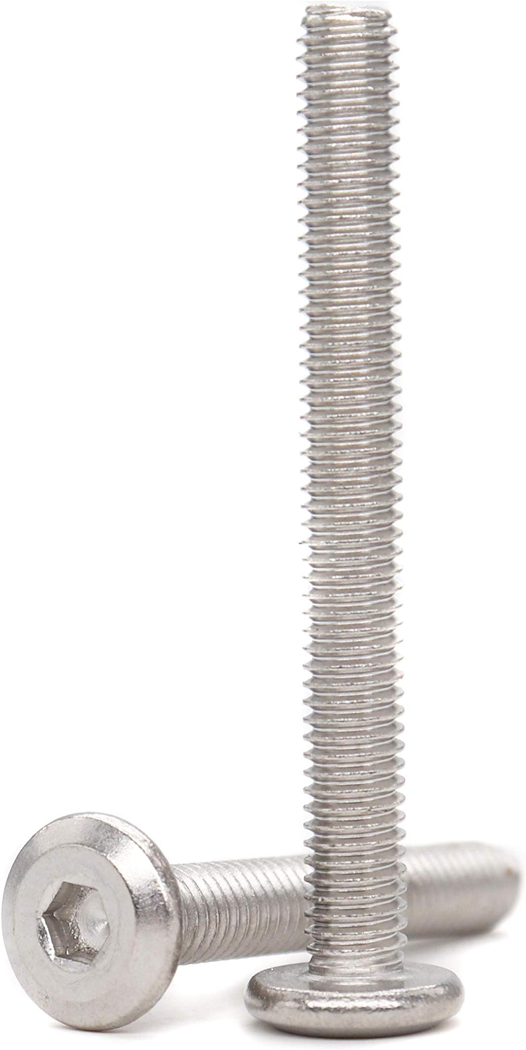 Amazon.com: uxcell M8 x 70mm Threaded 1.25mm Pitch Hex Socket Head Cap ...