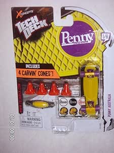 Amazon.com: 2012 Tech Deck Penny Australia "Yellow " 1/6 Finger Board ...